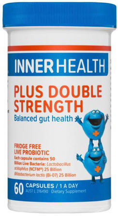 Inner Health Plus Double Strength Probiotic Capsules 60
