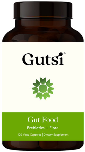 Gutsi Gut Food Prebiotics + Fibre Vege Capsules 120