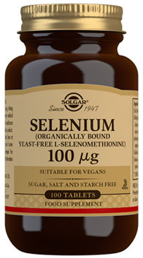 Solgar Selenium 100ug Tablets 100