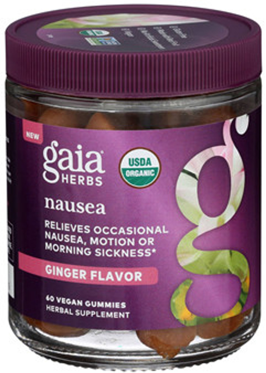 Gaia Herbs Nausea Gummies 60 New Zealand Only