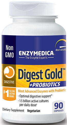 Enzymedica Digest Gold Plus Probiotics Capsules 90
