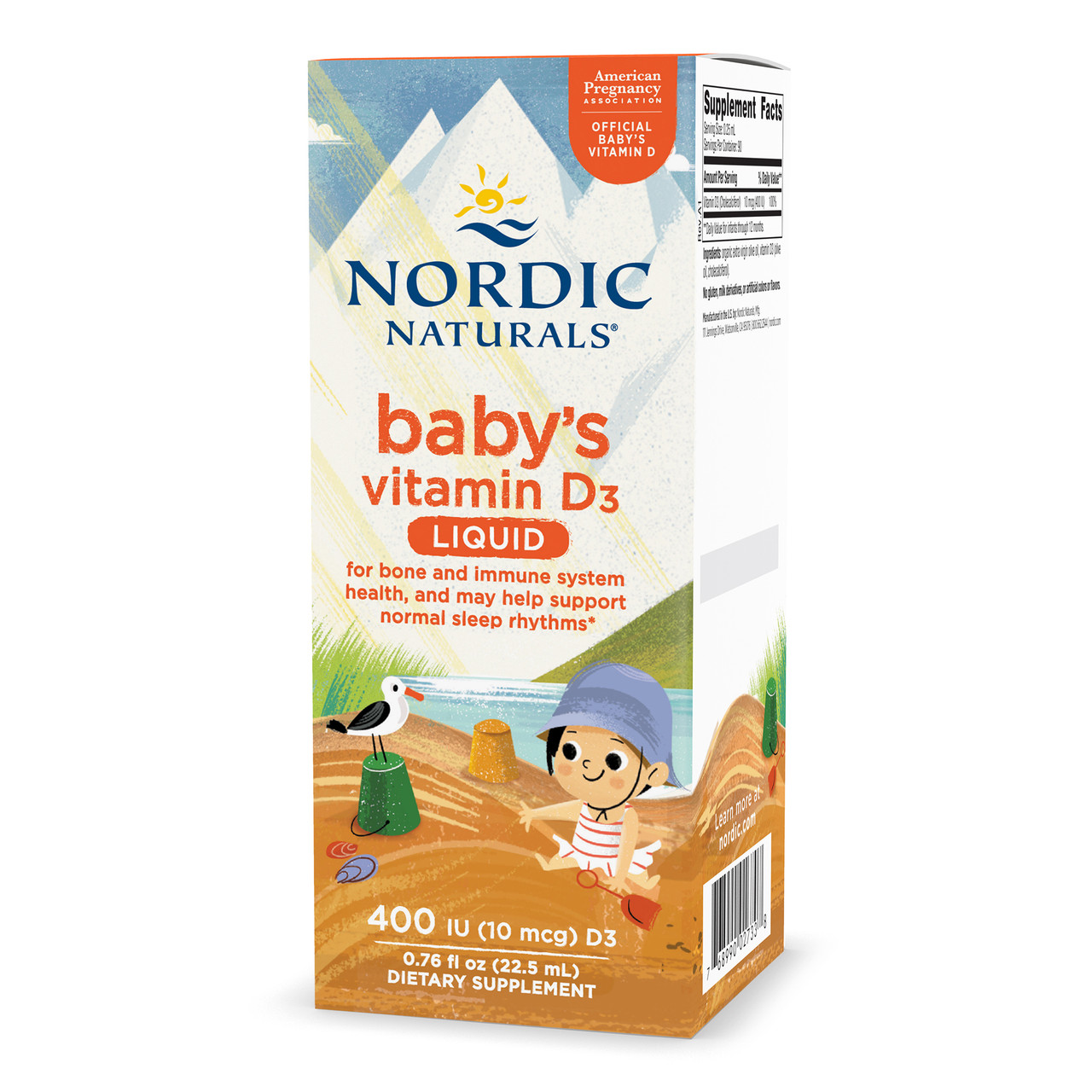 Nordic Naturals Baby's Vitamin D3 Drops 0.37 fl. oz.