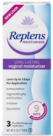 Replens Vaginal Moisturiser 3 Pre-Filled Applicators