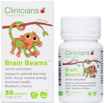 Clinicians Brain Beams Chewable Tablets 30