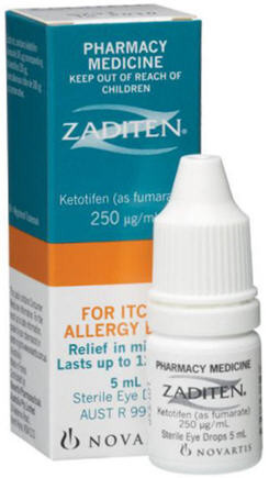 Zaditen Eye Drops 5ml - Unavailable