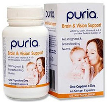 Puria Brain and Vision Support Capsules 60