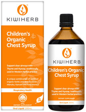 Kiwiherb Children's Organic Chest Syrup 200ml