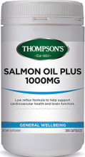 Thompson's Salmon Oil Plus 1000mg Capsules 300