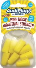 Audisol AudiPlugs High Noise Industrial Strength M/L 4 Pairs 2 Packs