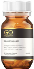 GO Healthy Pro Iron Forte Vegetarian Capsules 30