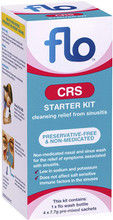 Flo CRS Starter Kit (Preservative Free) Wash Bottle and Sachets 4 x 7.7g