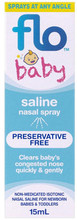 FLO Baby Saline Nasal Spray 15ml