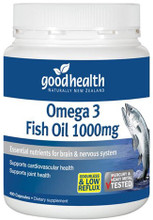 Good Health Omega 3 Fish Oil 1000mg Capsules 400