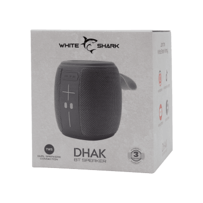 White Shark BLUETOOTH SPEAKER GBT-888 DHAK grey - Electron Albania