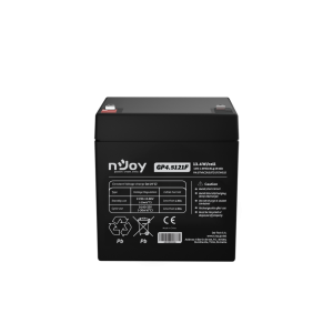 nJoy GP4.5121F 12V4.5Ah Lead-Acid AGM Battery F1/T1 Dimensions ...
