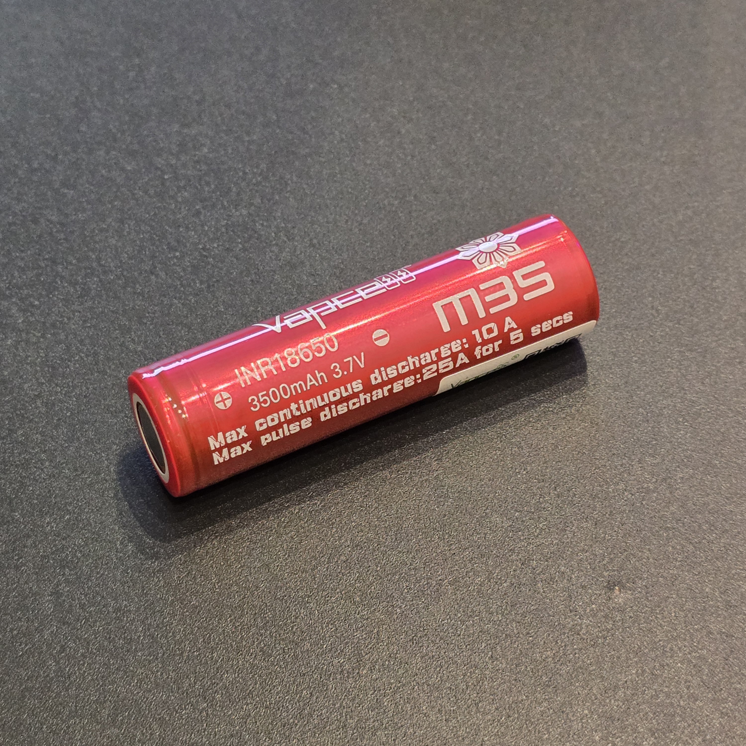 Vapcell M35 18650 3500mAh 10A High Drain Rechargeable Lithium Battery ...