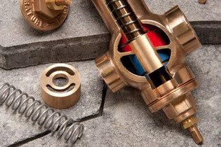 Holby HTV150LT 1-1/2" Bronze Thermostatic Tempering Valve, Low ...