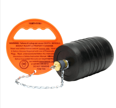 IPS 83626 6" Standard Pneumatic Test Plug w/ PR Valve - 24hr Supply