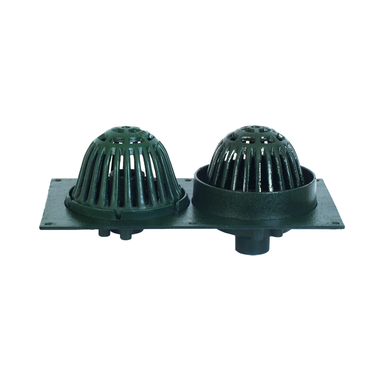 Josam 22104 4" Combination Roof Drain & Overflow Drain Body Only (Top ...