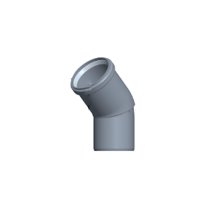 Centrotherm ISELS0245 2" X 45° Elbow - 24hr Supply