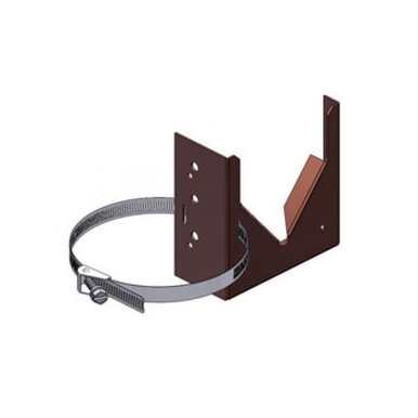 Holdrite V-2 1/2"-3" X 4 1/2" Copper-Bonded Steel Pipe Support Bracket ...