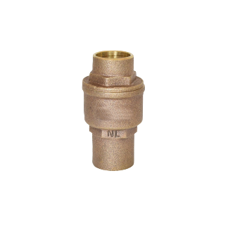 Legend Valve 105-465NL 1" Bronze In-Line C X C Spring Check Valve (No ...