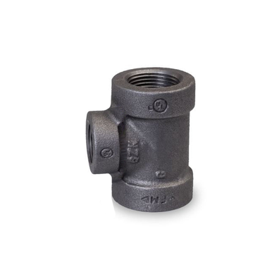 Everflow BT122G 1 1/2" X 1 1/2" X 1/2" Cast Iron Reducing Tee - 24hr Supply