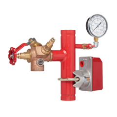 Tyco 6940651 4" RM-2 Base Riser Manifold With Flow Switch & TD-2 Test ...