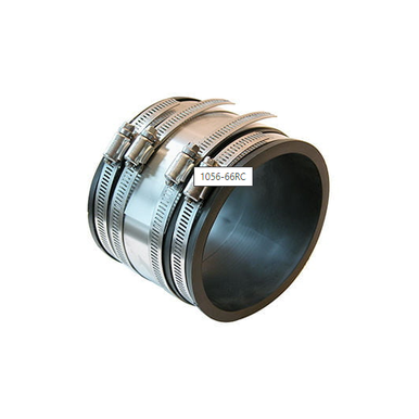 Fernco 1056-66RC 6" Cast Iron Or Plastic X 6" Cast Iron Or Plastic ...