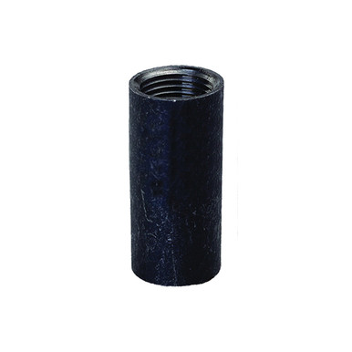 Everflow MCBS0114 1 1/4" Black Standard Steel Straight Tapped Merchant ...