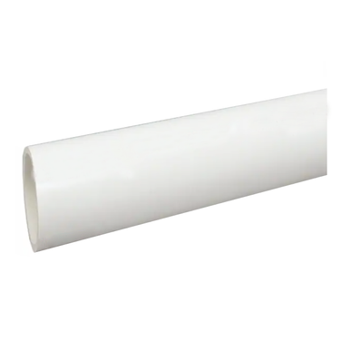 Charlotte Pipe 03953 PVC 7400 4" X 10' PVC Schedule 40 DWV Pipe - Plain End - 24hr Supply