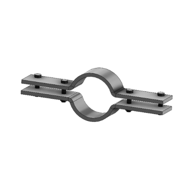 Empire 50HB0300 3" Heavy 4-Bolt Plain Carbon Steel Riser Clamp With ...