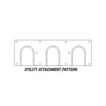 Embassy 5612231210 KRP-10 10' Baseboard Panel Track Heater With 3/4 ...