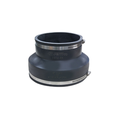 Fernco 1002-86 8" Clay X 6" Cast Iron, Plastic, Or Copper Flexible ...
