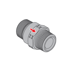 Teco FBAS25004 Firebag 1" Male to Male NPT Thermal-Activated Shut-Off ...