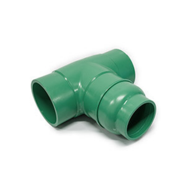 Aquatherm 9792523604 6" X 6" X 4" SDR17.6 Molded Butt-Fusion Reducing Tee