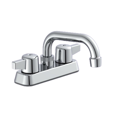 Matco-Norca OPC-386A 4" Chrome Finish Two Handle Laundry Faucet With 6 ...
