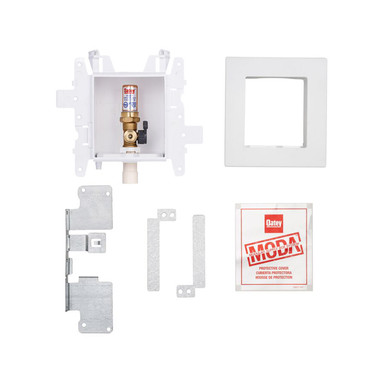 Oatey 37390 MODA Fire-Rated Ice Maker Supply Box w/ Valve & Hammer ...