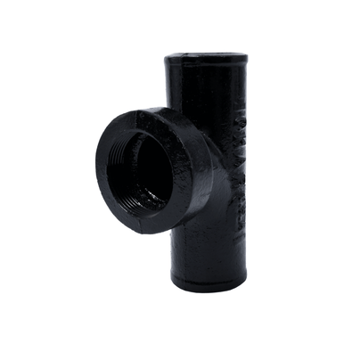 Charlotte Pipe 00409 3" X 1 1/2" Cast Iron No Hub Sanitary Tapped Tee ...