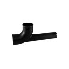 Charlotte Pipe 12024 3" X 2" Cast Iron No Hub 90° Elbow With Extended ...