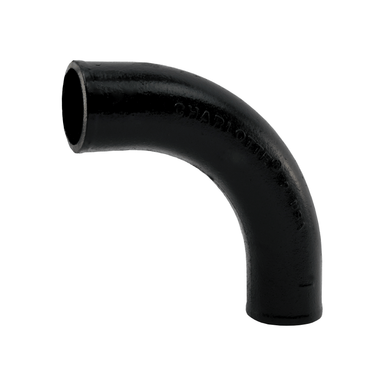 Charlotte Pipe 00190 3" Cast Iron No Hub Short Sweep - 24hr Supply