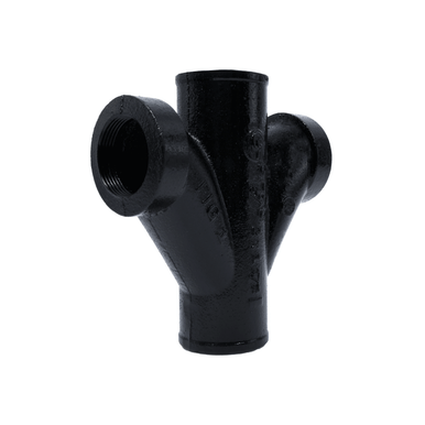 Charlotte Pipe 04761 2" X 1 1/2" Cast Iron No Hub Figure One Fitting ...