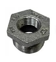 Anvil 0318906641 1" X 3/4" Black Malleable Iron Hex Bushing - 24hr Supply