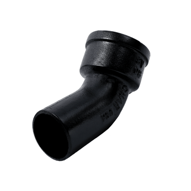 Charlotte Pipe 00908 12" Cast Iron Service Weight 45° Elbow - 24hr Supply