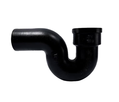 Charlotte Pipe 02517 2" Cast Iron Extra Heavy P-Trap - 24hr Supply