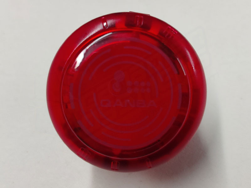 Qanba Gravity KT 30mm Clear Push Button