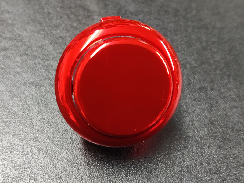 Qanba Gravity KS-24 Snap-in 24mm Clear Mechanical Pushbutton