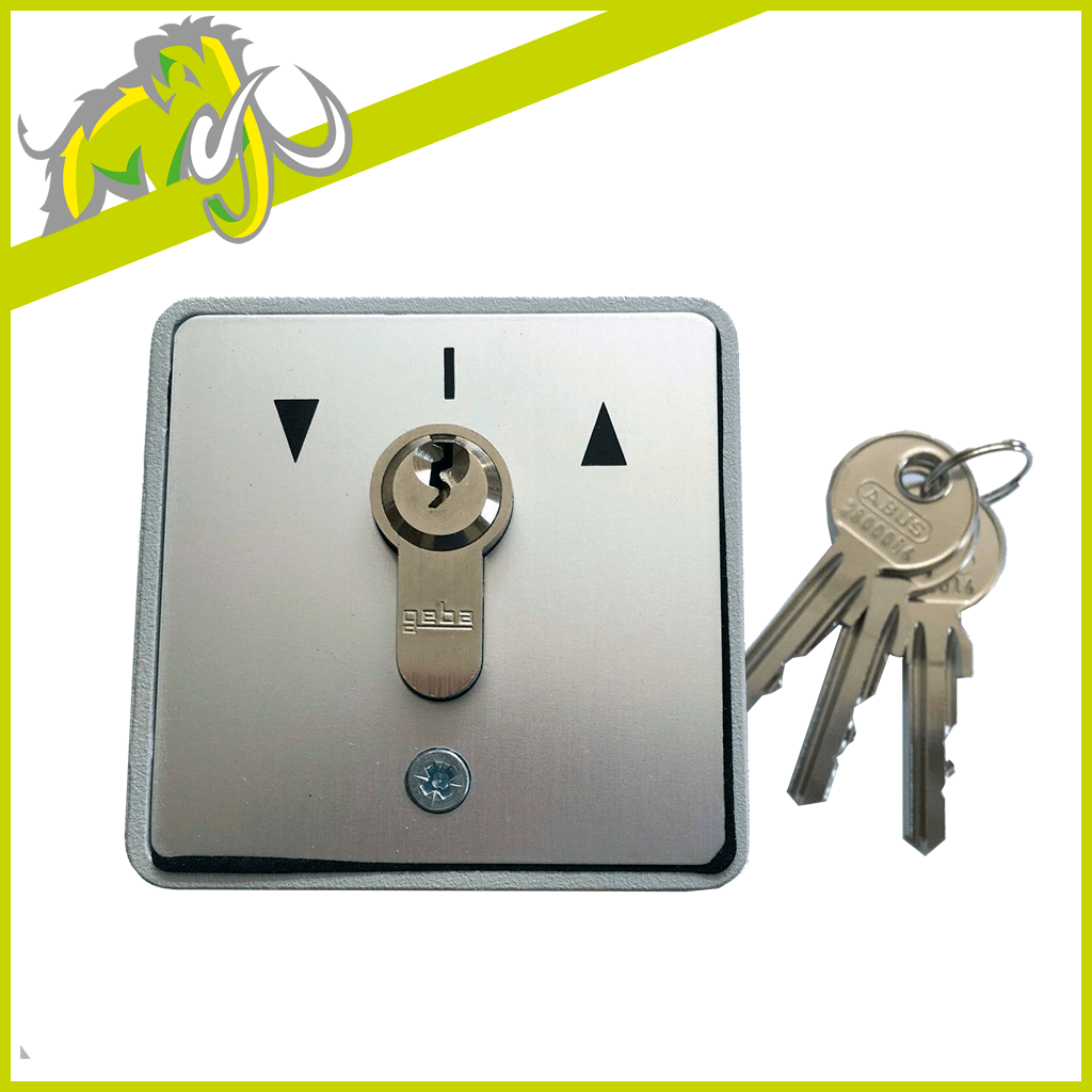 ROLLER SHUTTER KEY SWITCH / IP54 - 16 amp - GEBA