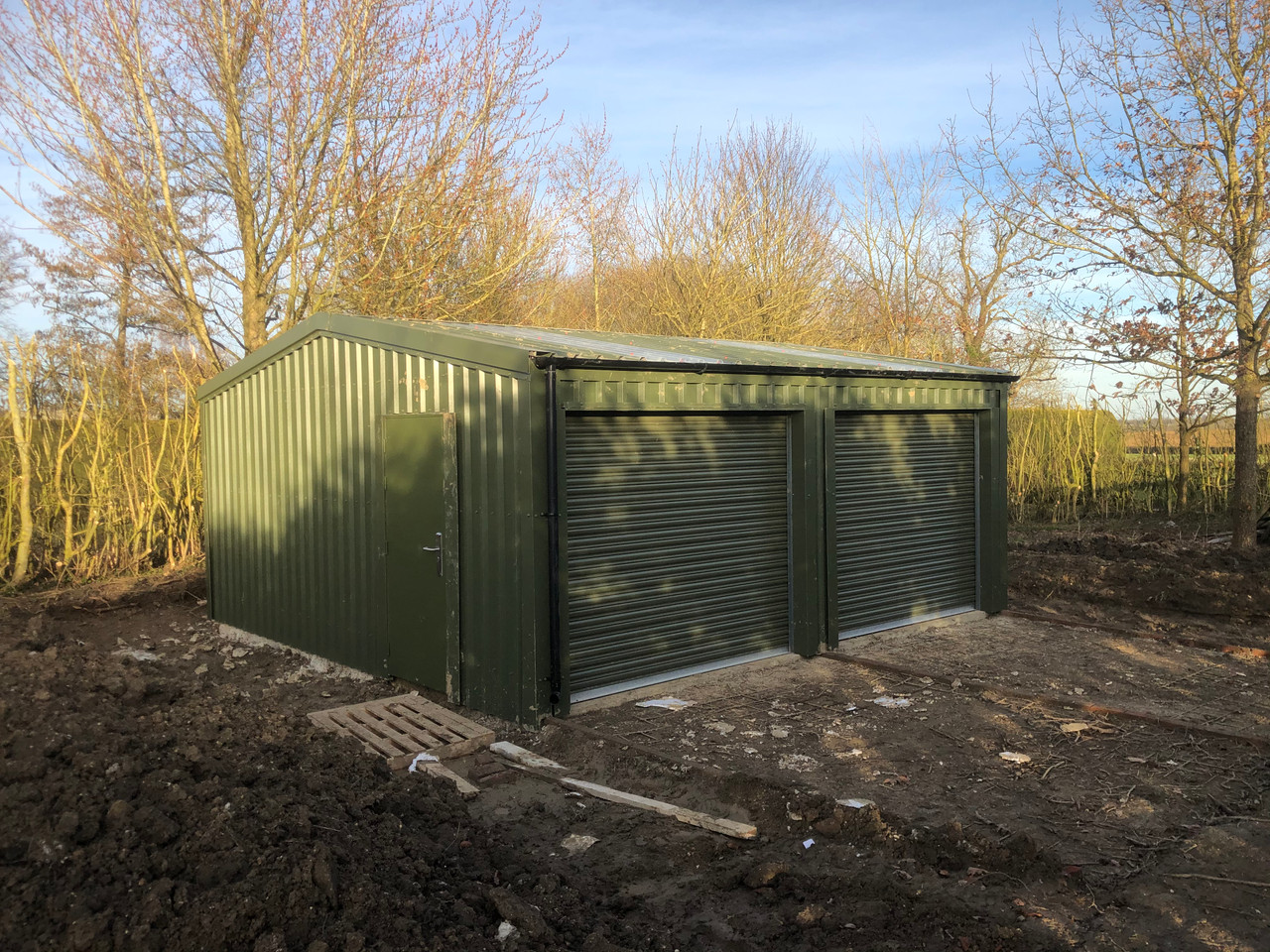Buy online - SBM - Double garage, steel building