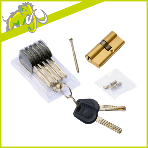 Door Lock Barrel for security door c/w 6 x Keys - Steel Build Masters
